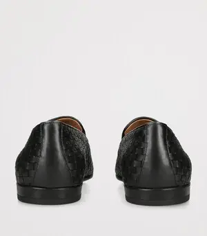 BROTINI Woven Leather Loafers
