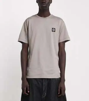 Stone Island Cotton Compass Logo T-shirt