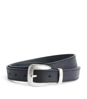 MOLEBO Western Leather Belt - Black