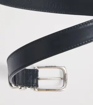 MOLEBO Leather Double-loop Western Belt