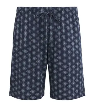 Hanro Celestial Sky Print Shorts - Blue