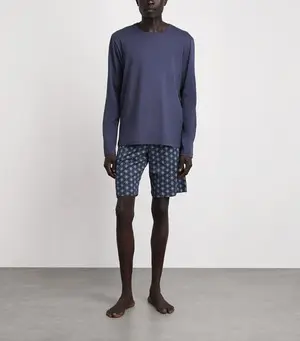 Hanro Celestial Sky Print Shorts