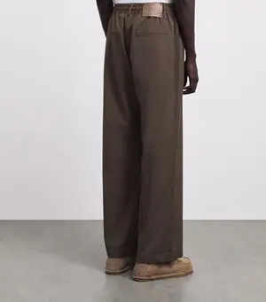 SONG FOR THE MUTE Wide-leg Drawstring Trousers