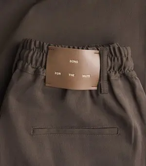 SONG FOR THE MUTE Wide-leg Drawstring Trousers