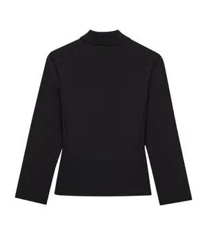 Saint Laurent Virgin Wool Collar Cardigan
