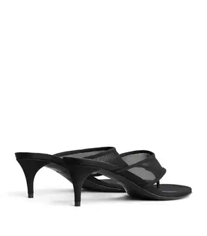 Alaïa Mesh Thong Mules 55