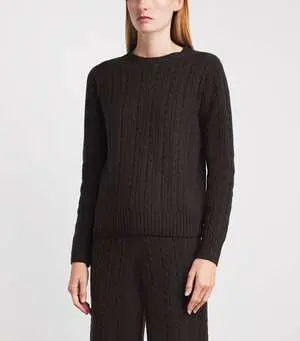 Agnona Cashmere Cable Knit Sweater