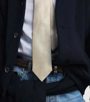 Eton Silk Geometric Tie
