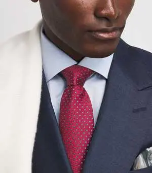 Eton Silk Geometric Tie
