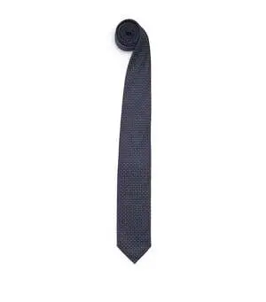 Eton Silk Multi Dot Tie - Navy