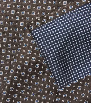 Eton Silk Geometric Tie