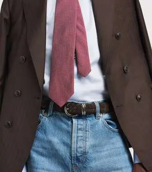 Eton Silk Pin Dot Tie