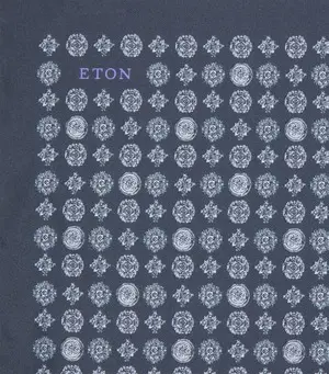 Eton Silk Medallion Pocket Square