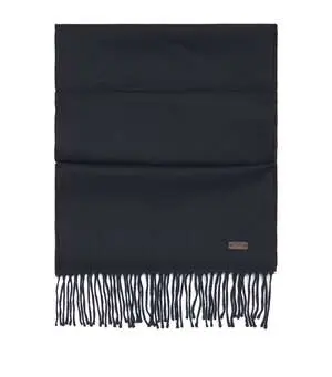 Eton Merino Wool Scarf - Navy
