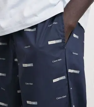 Calvin Klein Cotton Poplin Logo Pyjama Bottoms