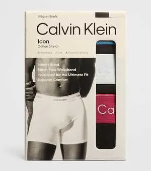 Calvin Klein Stretch-cotton Icon Boxer Briefs