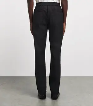 Paige Drawstring Fraser Chinos - Black