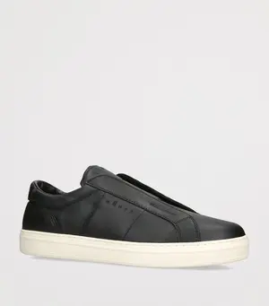 Hogan Leather Slip-on Sneakers