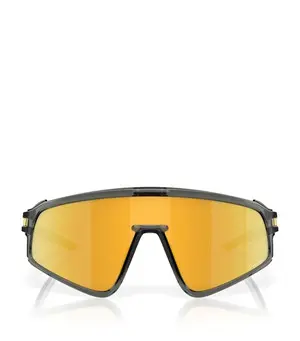 Oakley Latch Panel Shield Sunglasses - Grey