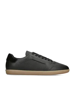 Zegna Leather 232 Sneakers - Black