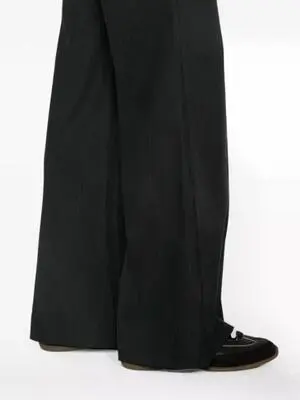 Sandro Pinstriped Wide Leg Trousers