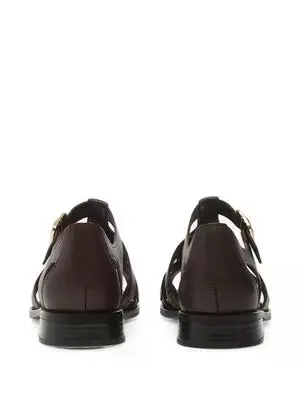 Clarks Hana Sun Cage-style Sandals With Gold-tone Hardware