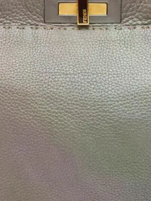 Fendi Peekaboo Medium Tote Bag - Grey