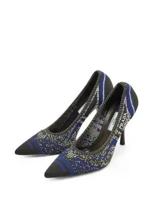 Prada Pointed-toe Knit Pumps