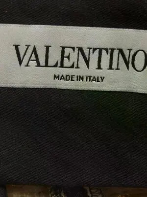Valentino Garavani Beige Leopard Print Jacquard Shorts