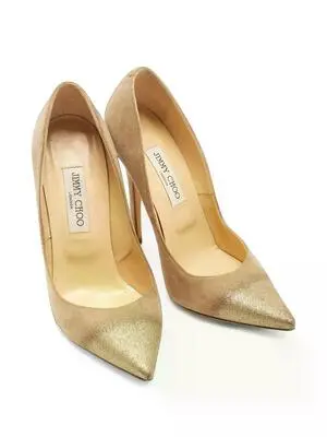 JIMMY CHOO Romy Embossed Suede Pumps