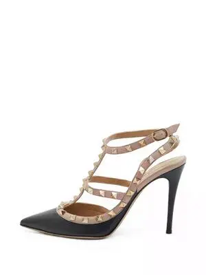 Valentino Garavani Rockstud Caged Pumps - Black