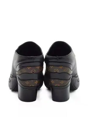 LOUIS VUITTON Monogram Canvas Pointed-toe Mules
