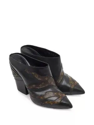 LOUIS VUITTON Monogram Canvas Pointed-toe Mules