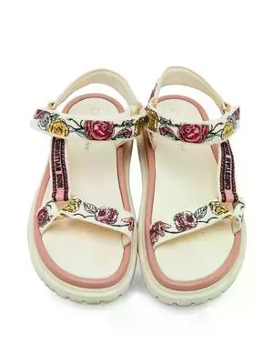 Dior Florilegio Embroidery Sandals