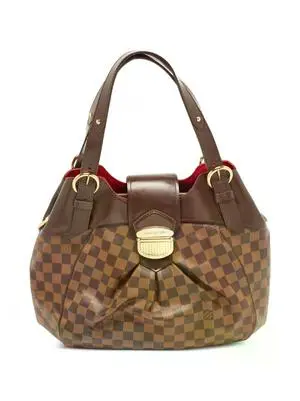 LOUIS VUITTON Damier Ebene Sistina Shoulder Bag