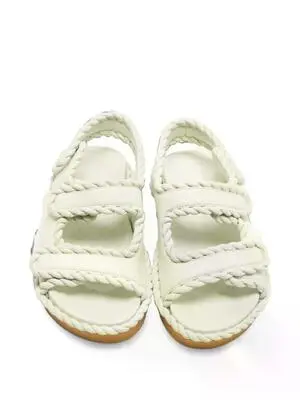 Bottega Veneta Light Leather Multi-strap Touch-strap Sandals