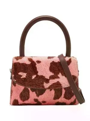 By Far Cow-print Calf Hair Handbag - Pink