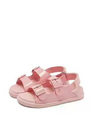 Gucci Rubber Double G Slingback Sandals - Pink