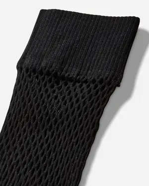 Comme Des Garçons Fishnet Crew Socks