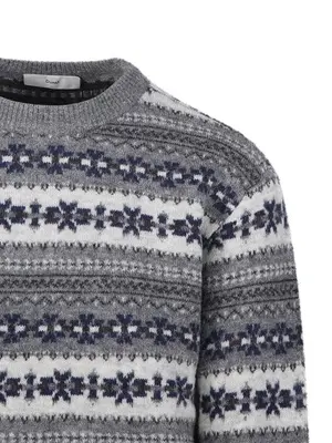 DUNST Fair Isle Knit Sweater