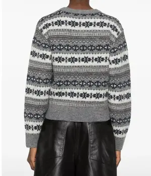DUNST Fair Isle Knit Sweater