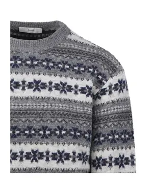 DUNST Fair Isle Knit Sweater
