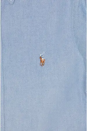 Ralph Lauren Logo Embroidered Shirt - Blue