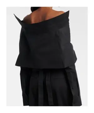 Balenciaga Asymmetric Cotton Top