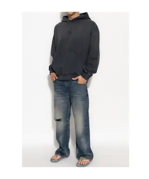 MISBHV Logo Printed Long-sleeved Hoodie