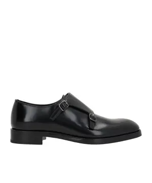 Prada Double-buckle Slip-on Loafers - Black