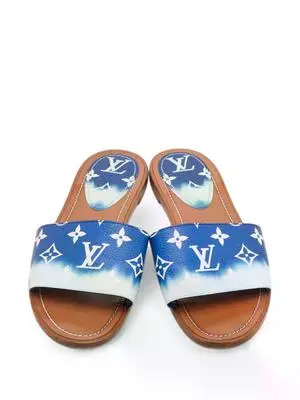 LOUIS VUITTON Lock It Monogram Sandals