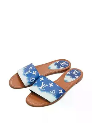 LOUIS VUITTON Lock It Monogram Sandals