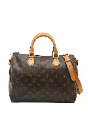 LOUIS VUITTON 2016 30 Speedy Bandoulière Monogram Tote Bag - Brown