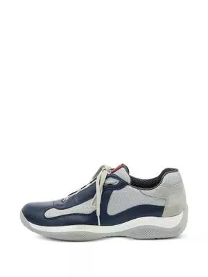 Prada Tie Fastening Sneakers For Men
